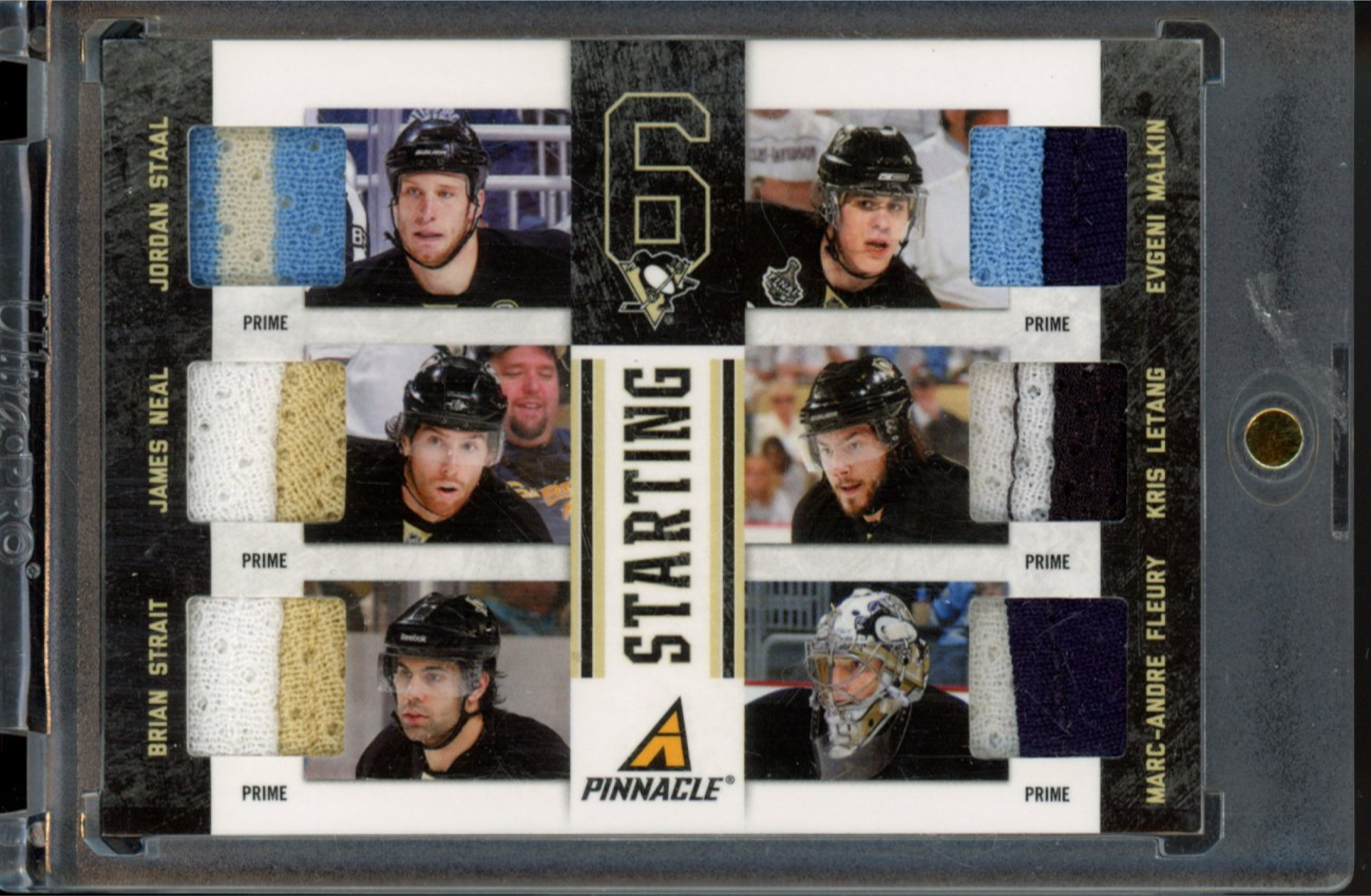 Brian Strait / Evgeni Malkin / James Neal / Jordan Staal / Kristopher ...