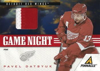 Pavel Datsyuk 2011 Pinnacle #12 Game Night Materials Prime /30 Price ...