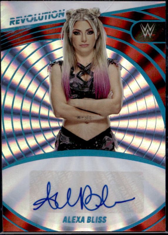 Alexa Bliss 2022 Revolution WWE #AG-ABS Autographs Sunburst /99 Price ...