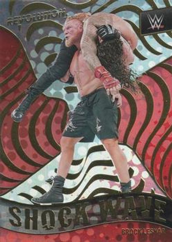 Brock Lesnar 2022 Revolution WWE #21 Shock Wave Price Guide - Sports ...