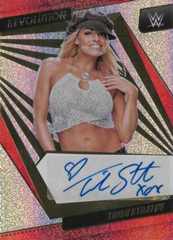 Trish Stratus 2022 Revolution WWE #AG-TSH Autographs Price Guide ...