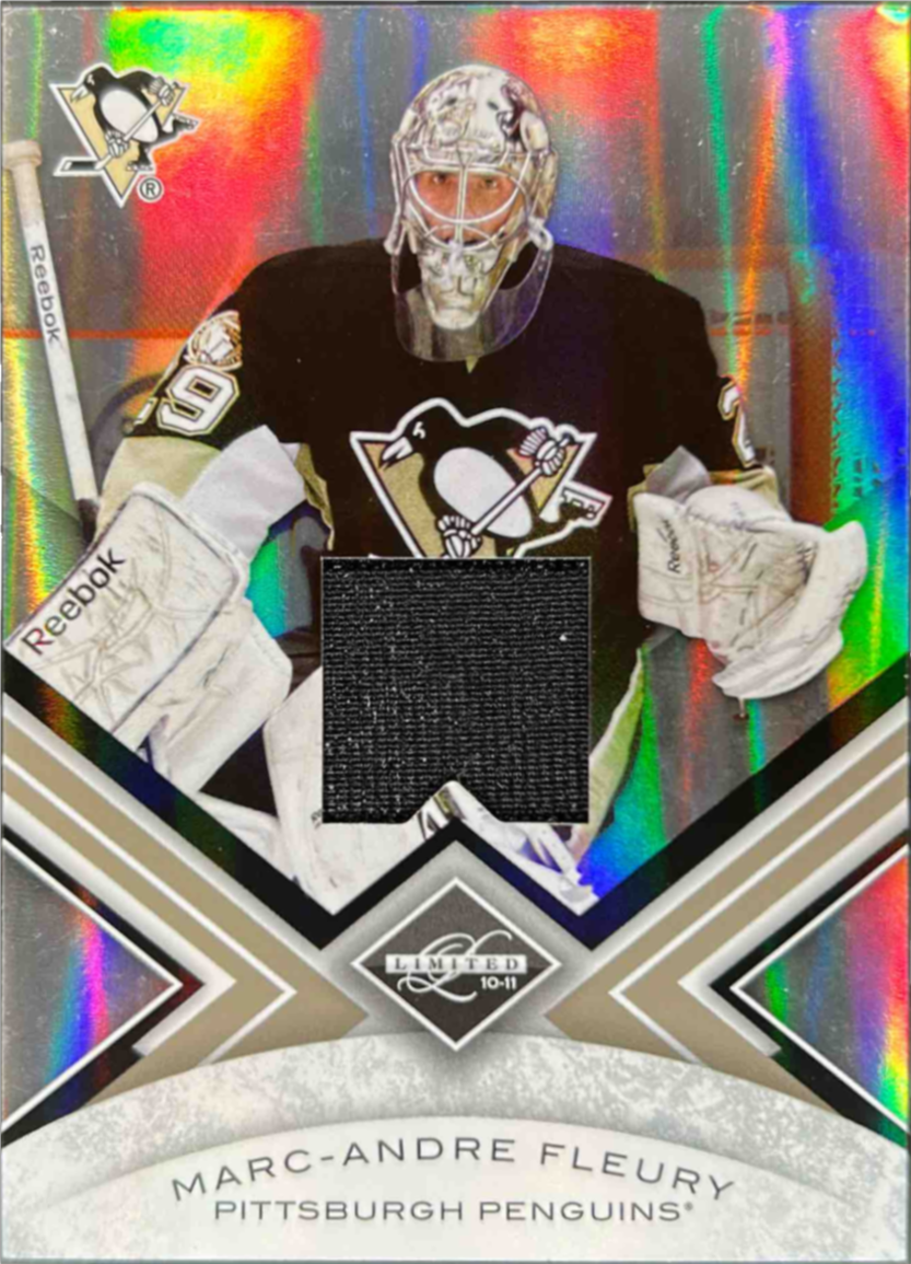 Marc-Andre Fleury 2010 Limited #61 Threads /99 Price Guide - Sports ...