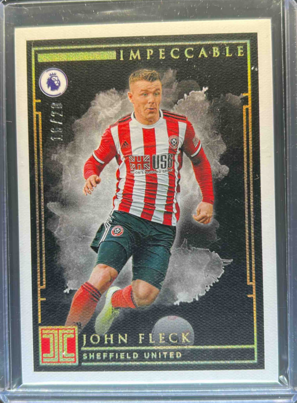 John Fleck 2019 Impeccable Premier League #67 Gold /20 Price Guide ...