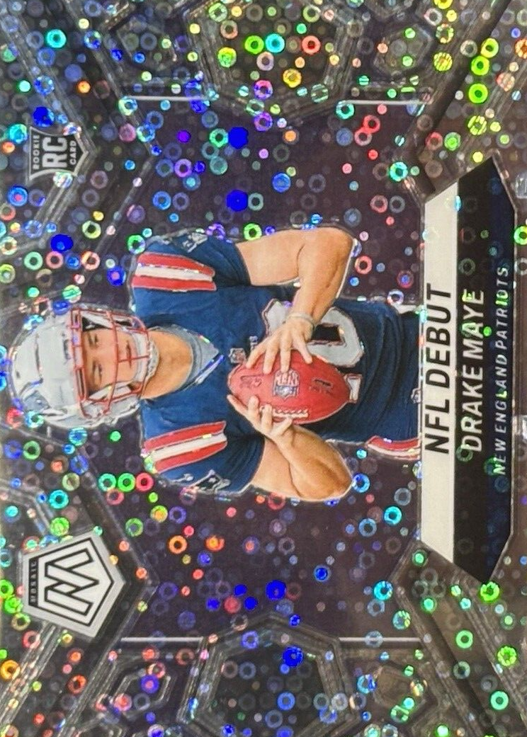Drake Maye 2024 Mosaic #273 NFL Debut - No Huddle Price Guide - Sports ...