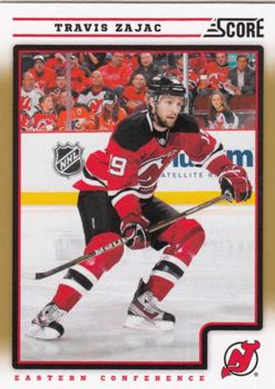 Travis Zajac 2012 Score #294 Gold Rush Price Guide - Sports Card Investor