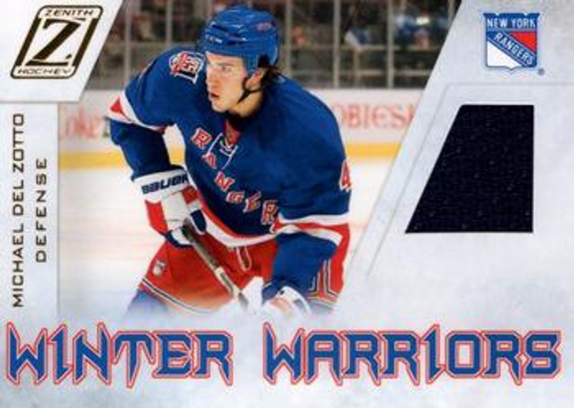 Michael Del Zotto 2010 Zenith #MD Winter Warriors Materials Price Guide ...