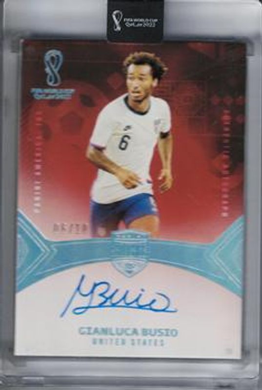 Gianluca Busio 2022 Eminence FIFA World Cup #74 Base /10 Price Guide ...