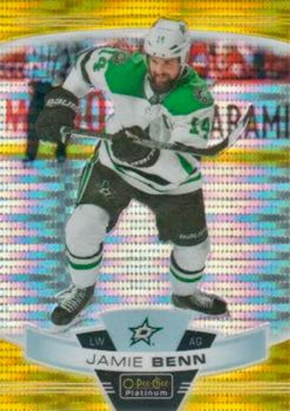 Jamie Benn 2019 O-Pee-Chee Platinum #24 Seismic Gold /50 Price Guide ...