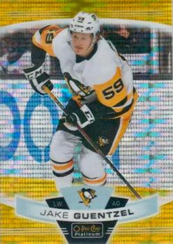 Jake Guentzel 2019 O-Pee-Chee Platinum #88 Seismic Gold /50 Price Guide ...