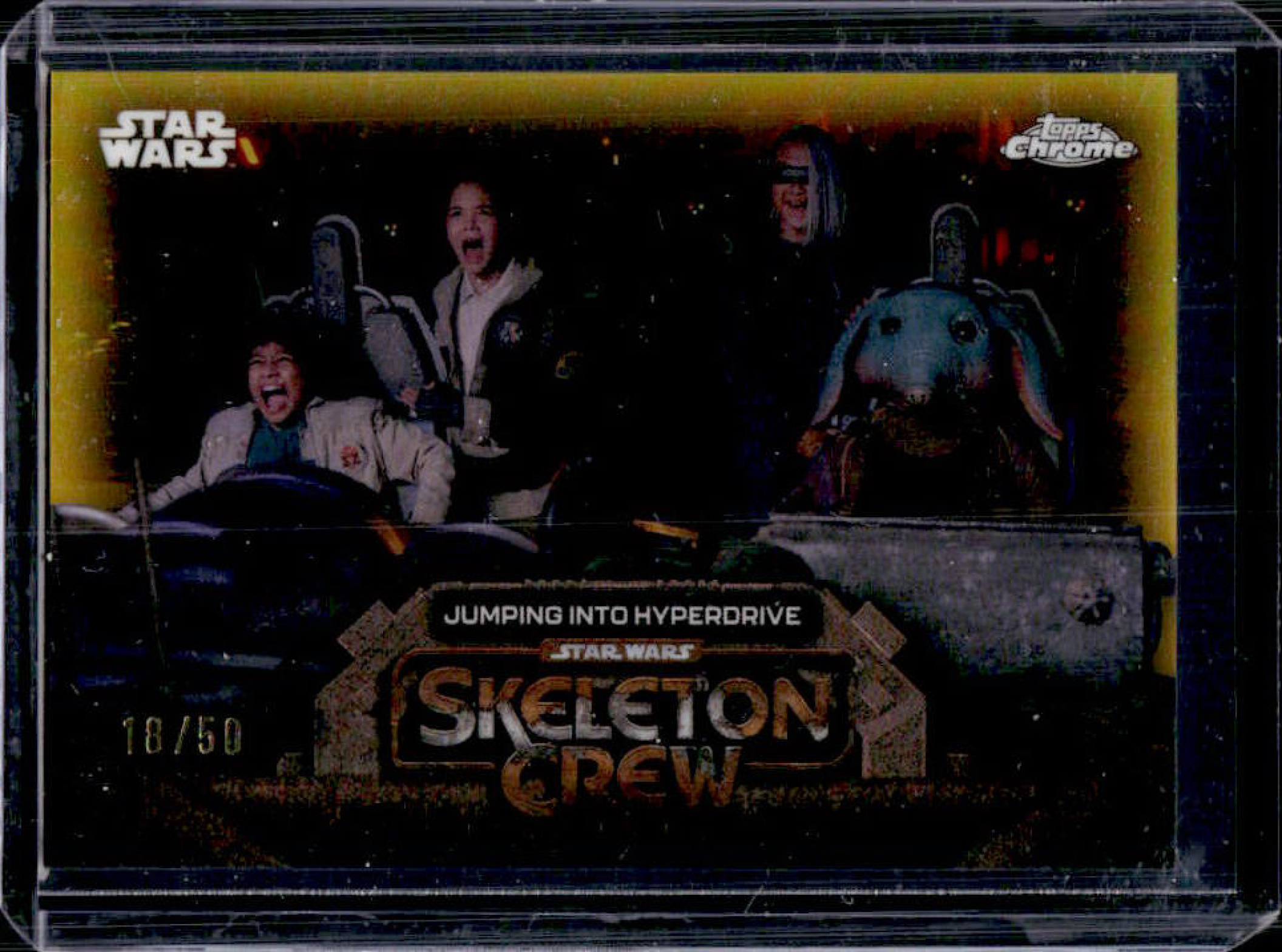 Jumping Into Hyperdrive 2025 Topps Chrome Star Wars #SC-8 Skeleton Crew ...