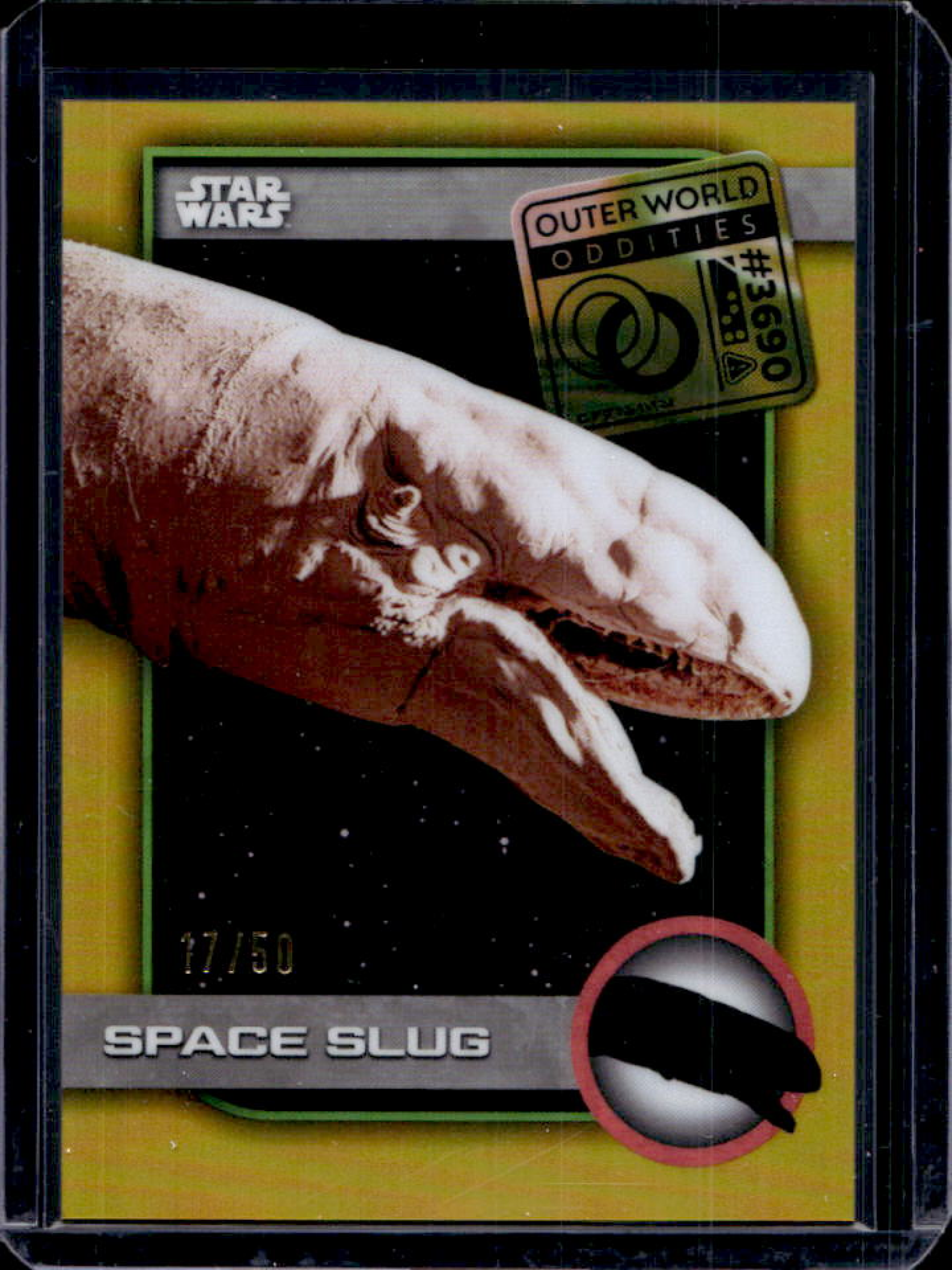 Space Slug 2025 Topps Chrome Star Wars #UO-20 Outer World Oddities ...