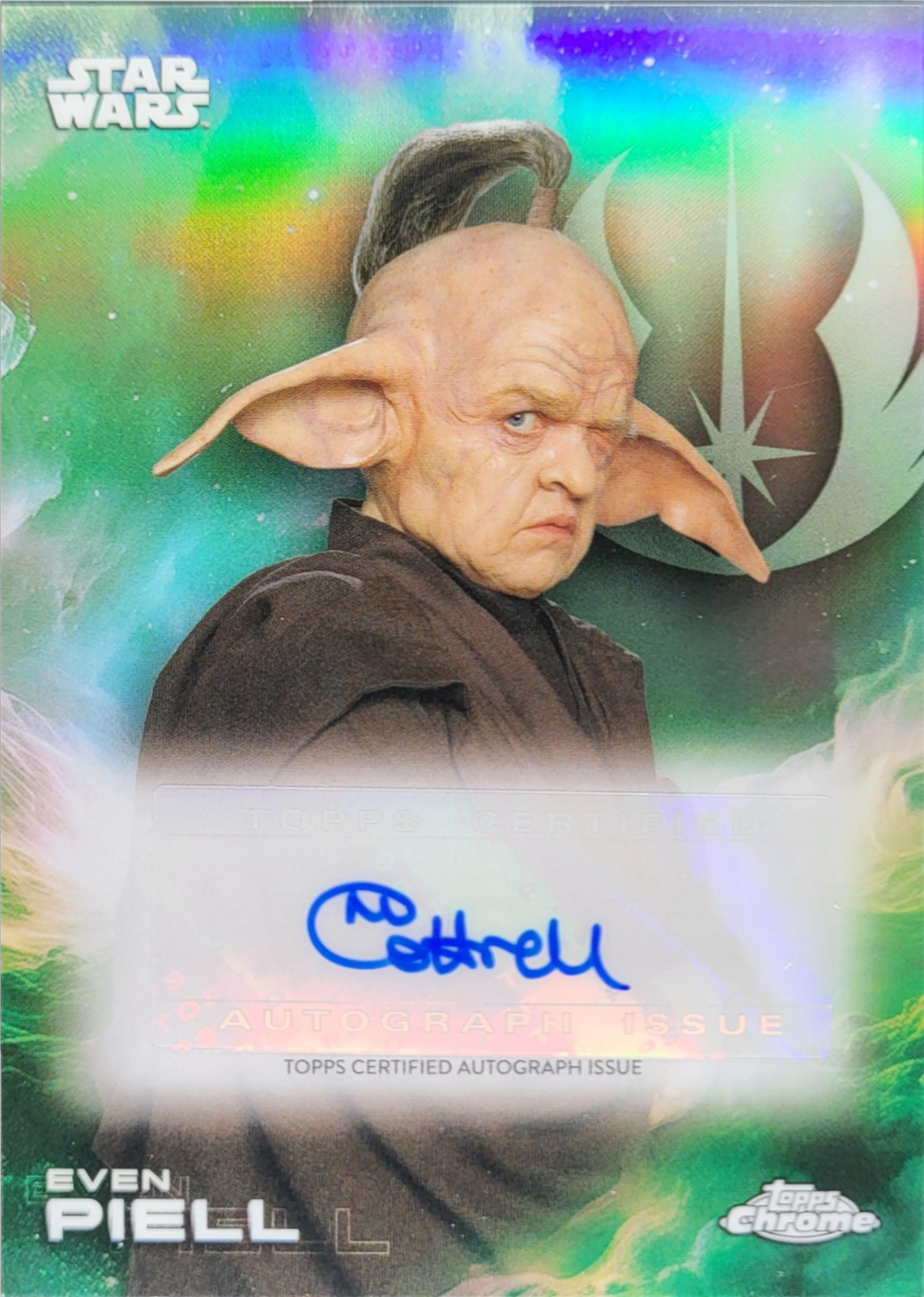 Even Piell 2025 Topps Chrome Star Wars #A-MC Autographs Price Guide ...