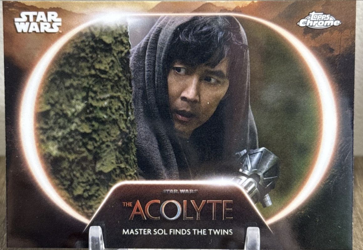 Master Sol Finds The Twins 2025 Topps Chrome Star Wars #AC-17 Acolyte ...