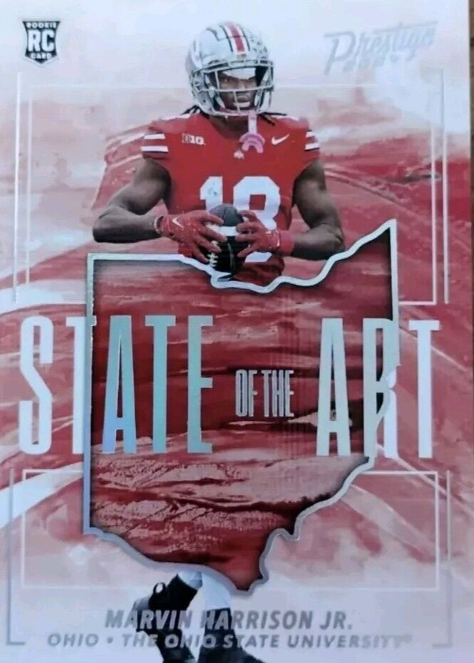 Marvin Harrison Jr. 2024 Prestige #SA-MHJ State of the Art /(SSP) Price ...