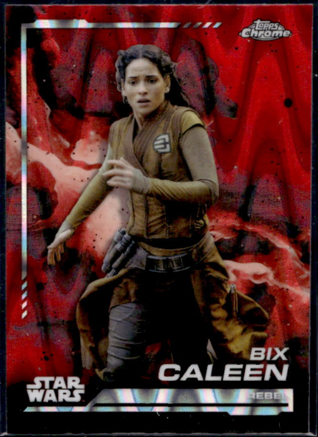 Bix Caleen 2024 Topps Chrome Star Wars #10 Red Blaster RayWave ...