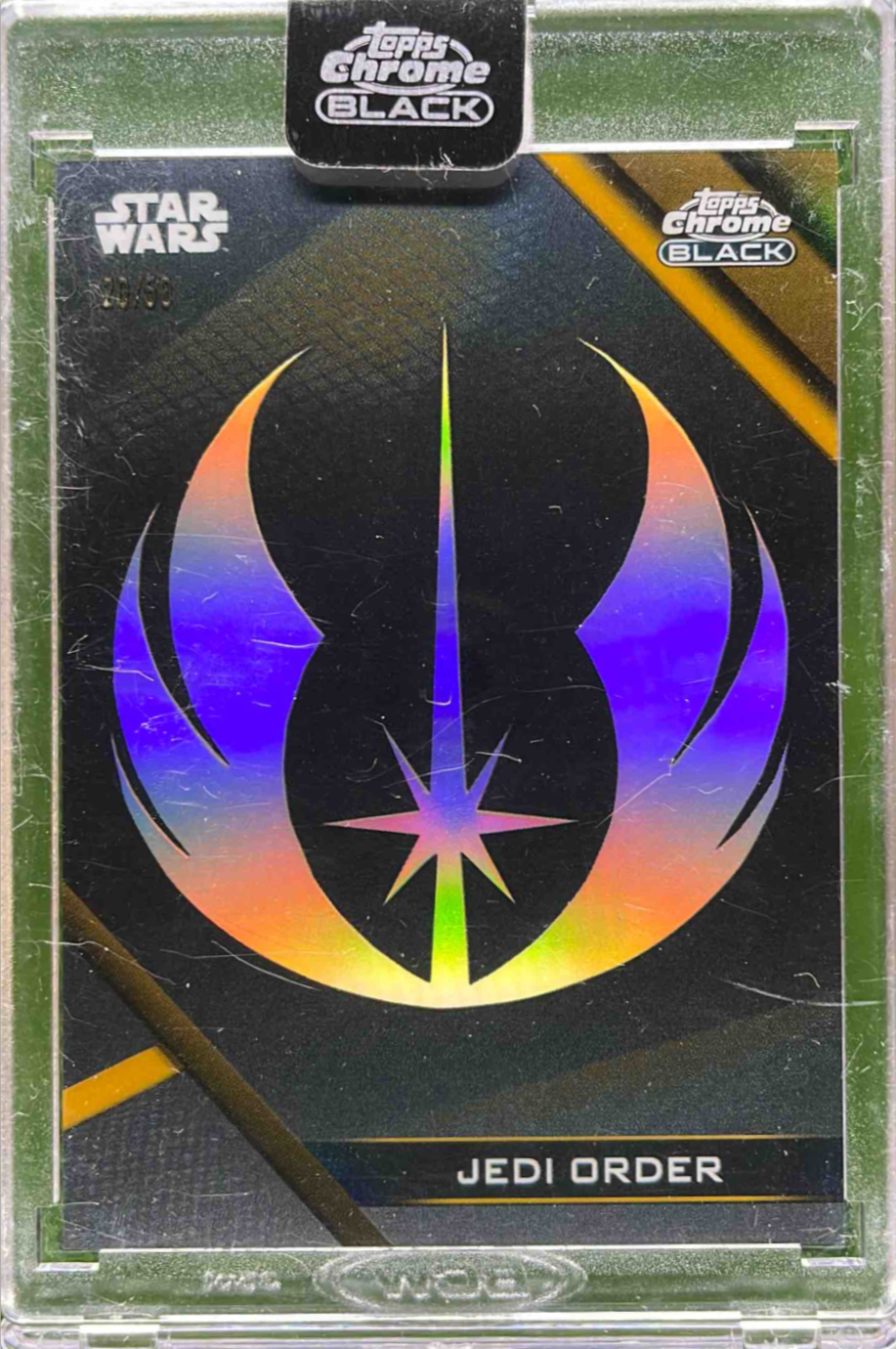 Jedi Order 2024 Topps Chrome Black Star Wars #GL-5 Galactic Factions ...