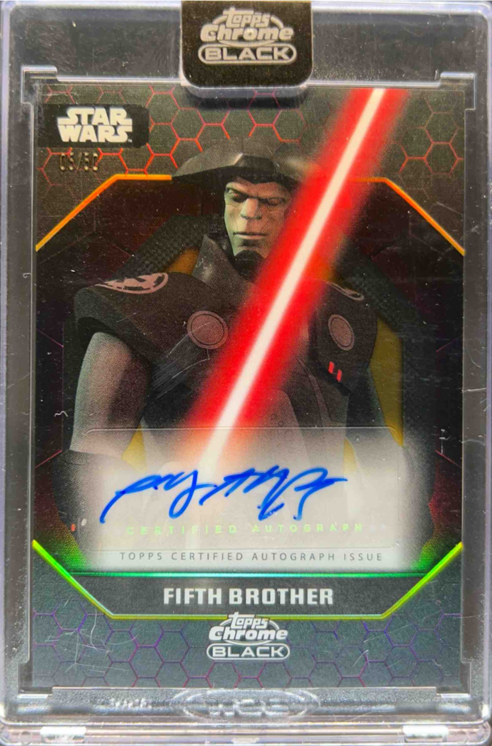 Philip Anthony-Rodriguez 2024 Topps Chrome Black Star Wars #ADS-PA Dark ...