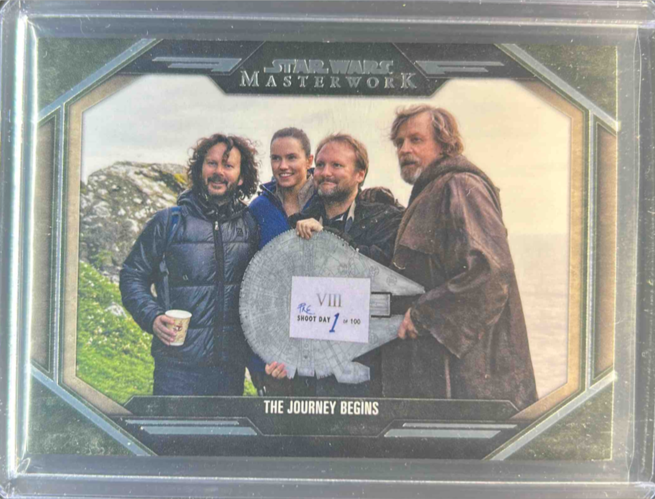 The Journey Begins 2024 Topps Star Wars Masterwork #BTS-5 Behind the ...