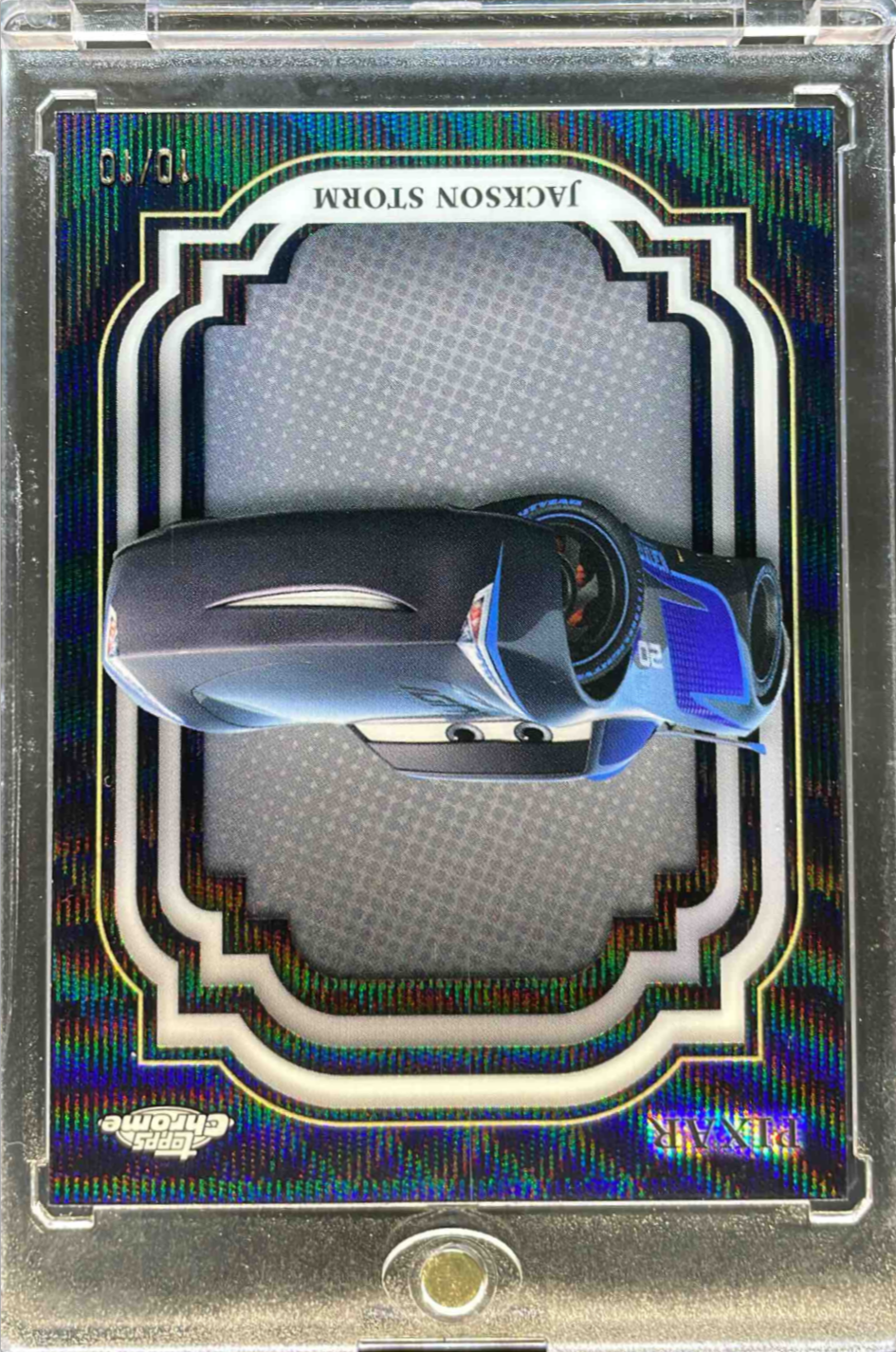 Jackson Storm 2024 Topps Chrome Disney #118 Black Wave Refractor /10 ...