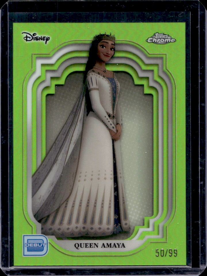 Queen Amaya 2024 Topps Chrome Disney #83 Green Refractor /99 Price ...