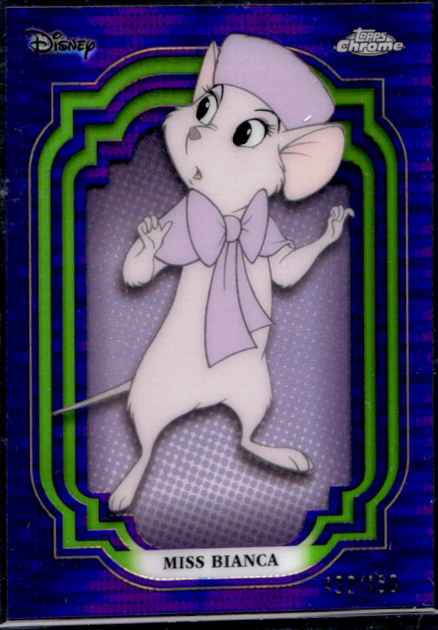 Miss Bianca 2024 Topps Chrome Disney #39 Purple & Green Pulsar /150 ...