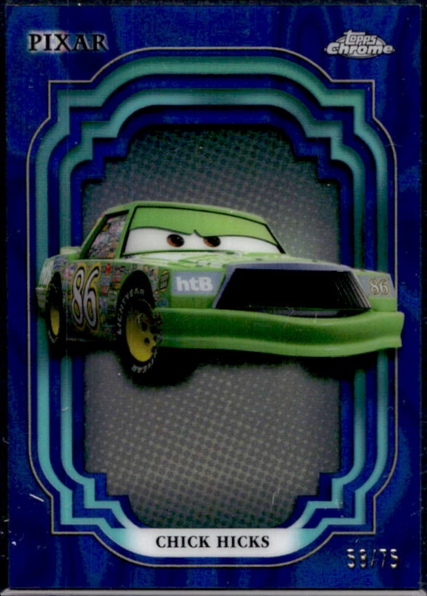 Chick Hicks 2024 Topps Chrome Disney #117 Blue Lava Refractor /75 Price ...