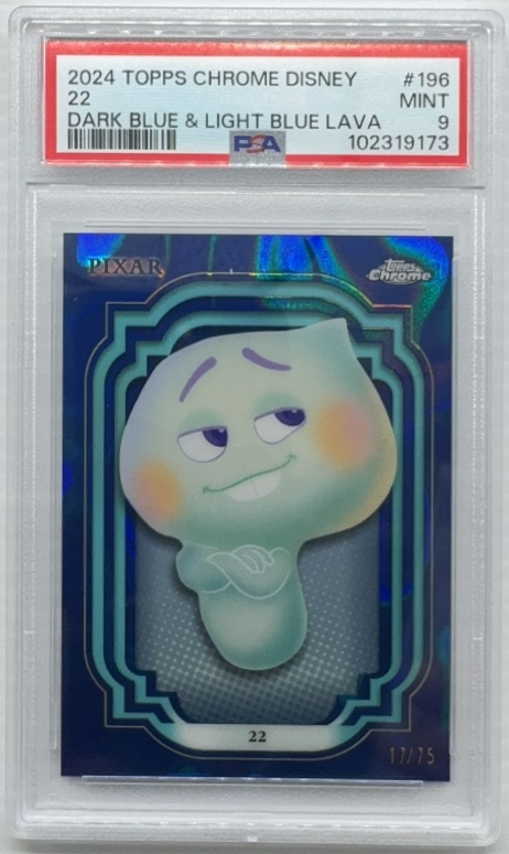 22 2024 Topps Chrome Disney #196 Blue Lava Refractor /75 Price Guide ...