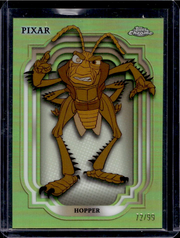 Hopper 2024 Topps Chrome Disney #81 Green Refractor /99 Price Guide ...