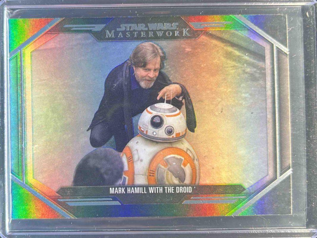 Mark Hamill 2024 Topps Star Wars Masterwork #BTS-10 Behind the New ...
