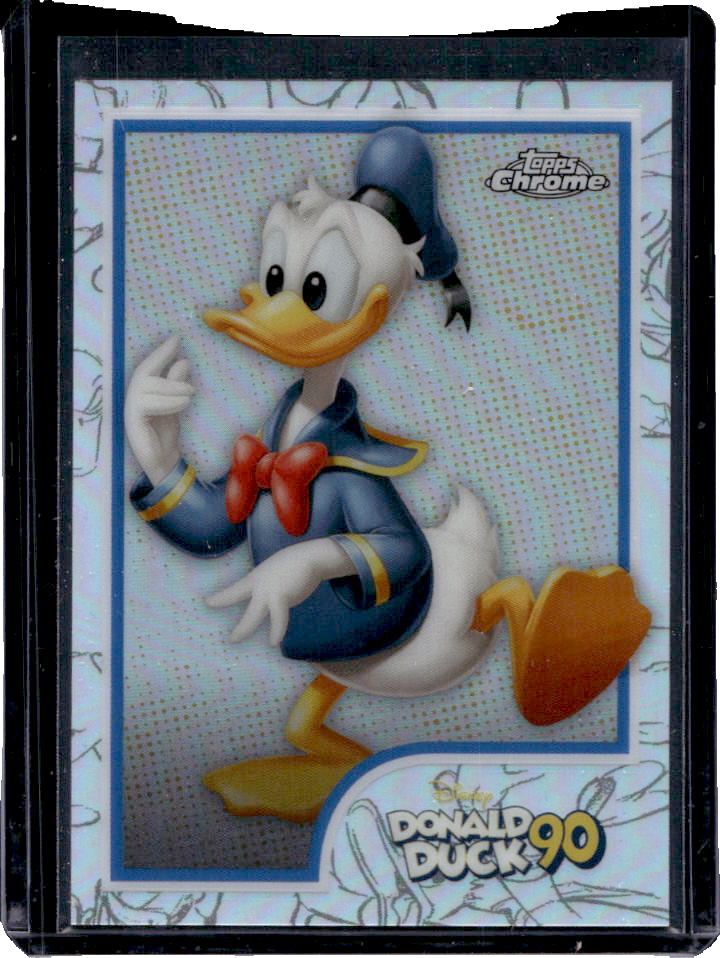 Donald Duck 2024 Topps Chrome Disney #DD-9 Donald Duck 90th Anniversary ...