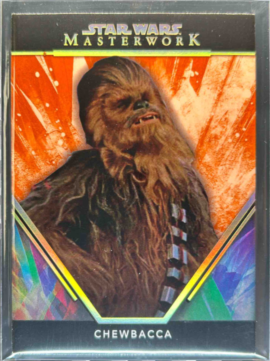 Chewbacca 2024 Topps Star Wars Masterwork #49 Orange /10 Price Guide ...
