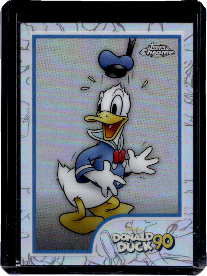 Donald Duck 2024 Topps Chrome Disney #DD-10 Donald Duck 90th ...