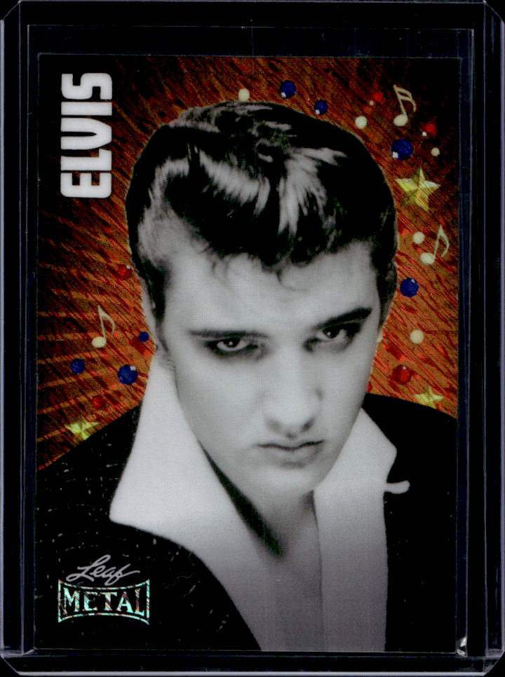 Elvis Presley 2024 Leaf Elvis Presley Icons Collection #9 Metal Base ...