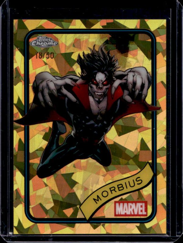 Morbius 2025 Topps Chrome Sapphire Edition #166 Gold Refractor /50 ...
