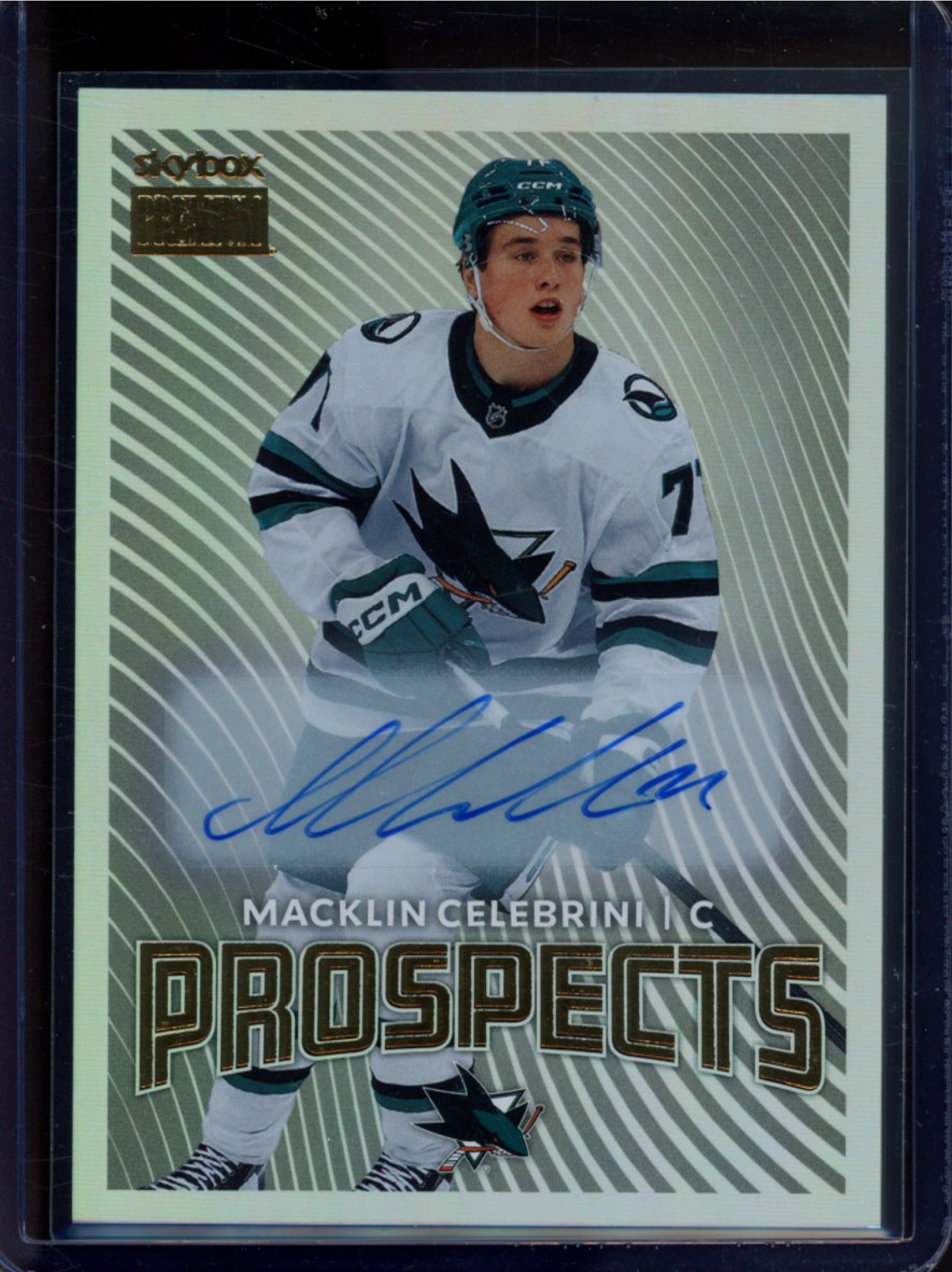 Macklin Celebrini 2024 Metal Universe #PP-2 Skybox Premium Prospects ...