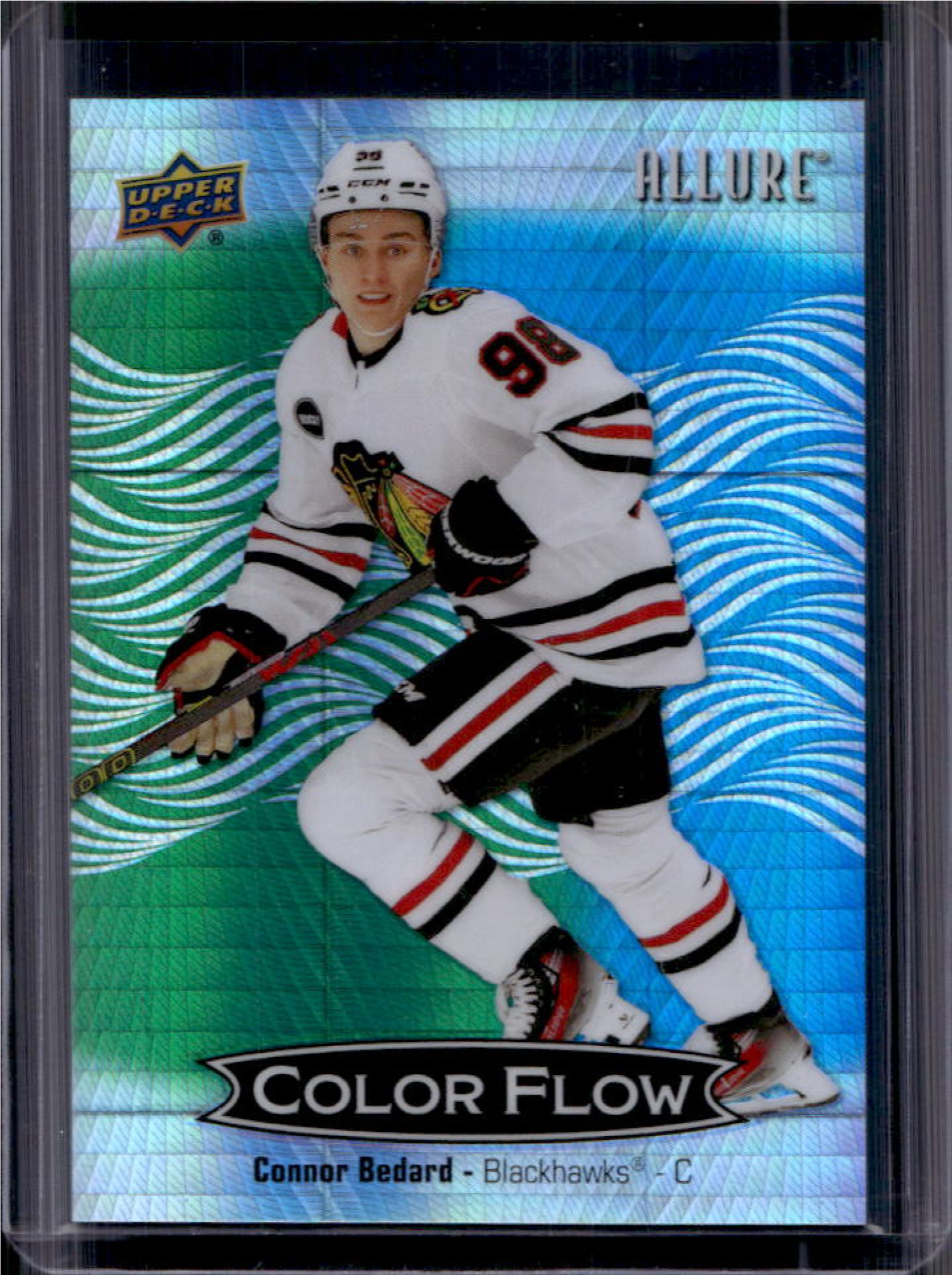 Connor Bedard 2024 Upper Deck Allure #CFL-17 Color Flow - Spectrum ...