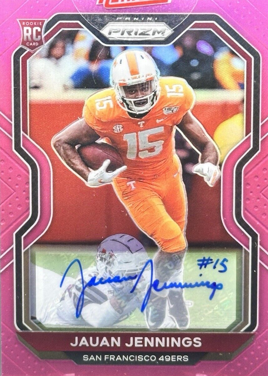 Jauan Jennings 2020 Prizm #304 Rookie Autographs - Pink Price Guide ...