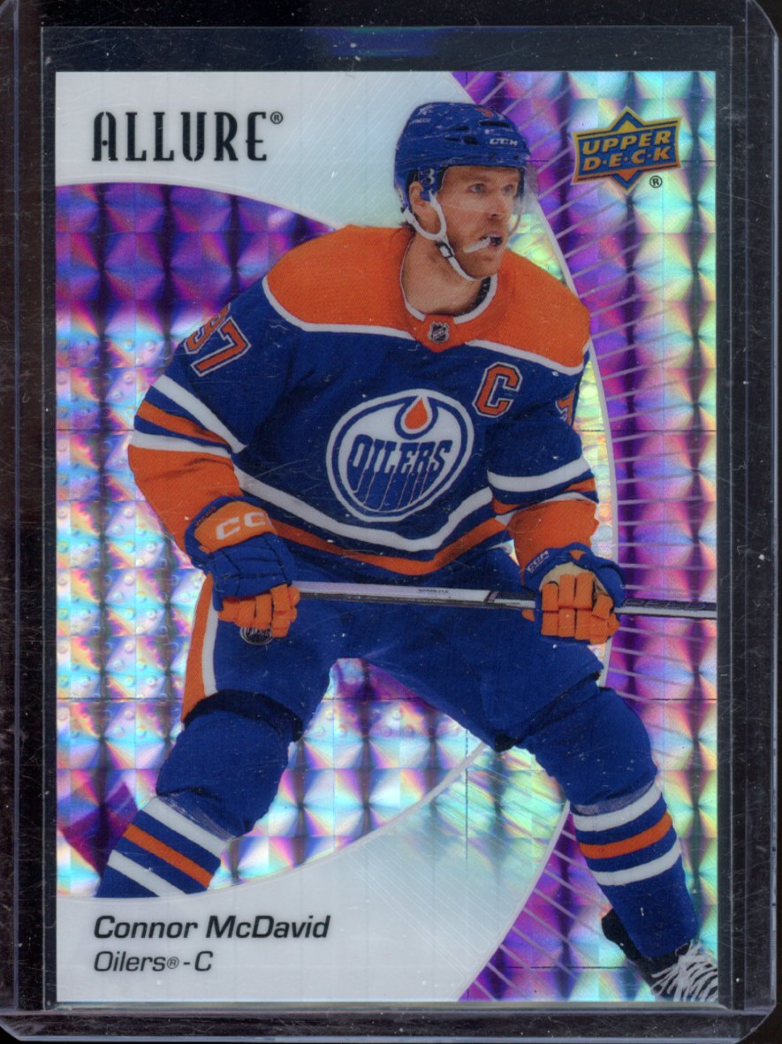 Connor McDavid 2023 Upper Deck Allure #68 Purple Diamond /10 Price ...