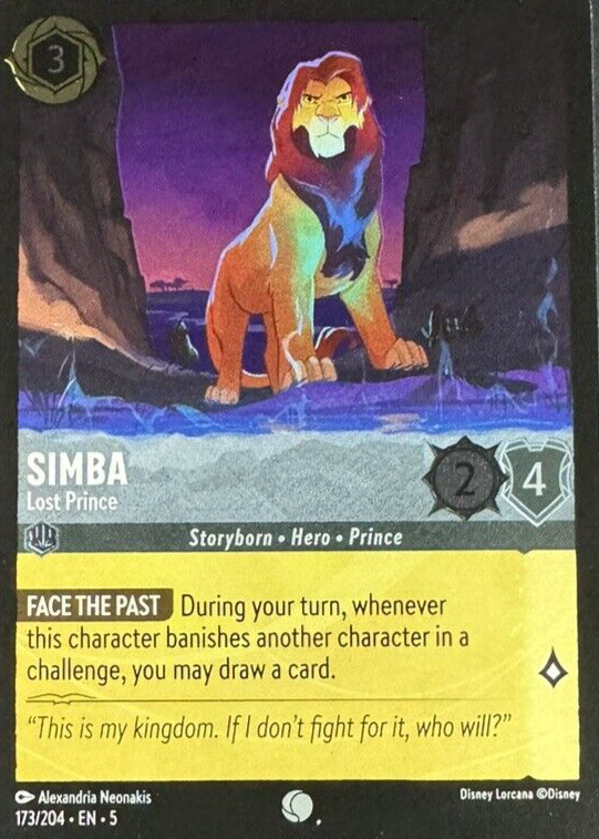 Simba - Lost Prince Disney Lorcana Cards Price Guide - Sports Card Investor