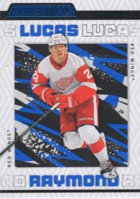 Lucas Raymond 2023 Upper Deck Credentials #31 Blue /149 Price Guide ...
