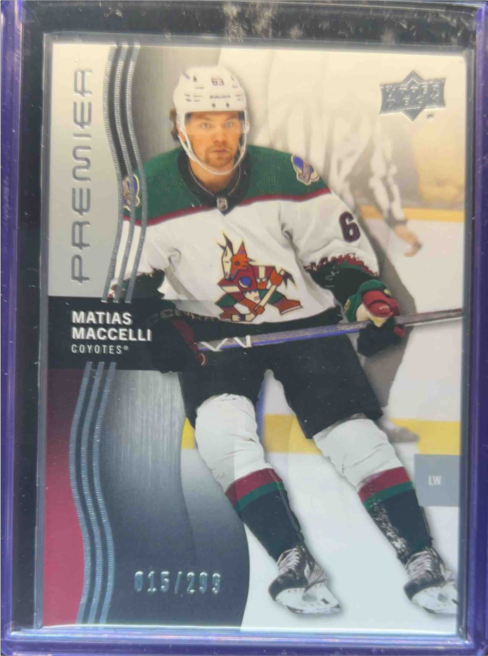 Matias Maccelli 2023 Upper Deck Premier #50 Base /399 Price Guide ...