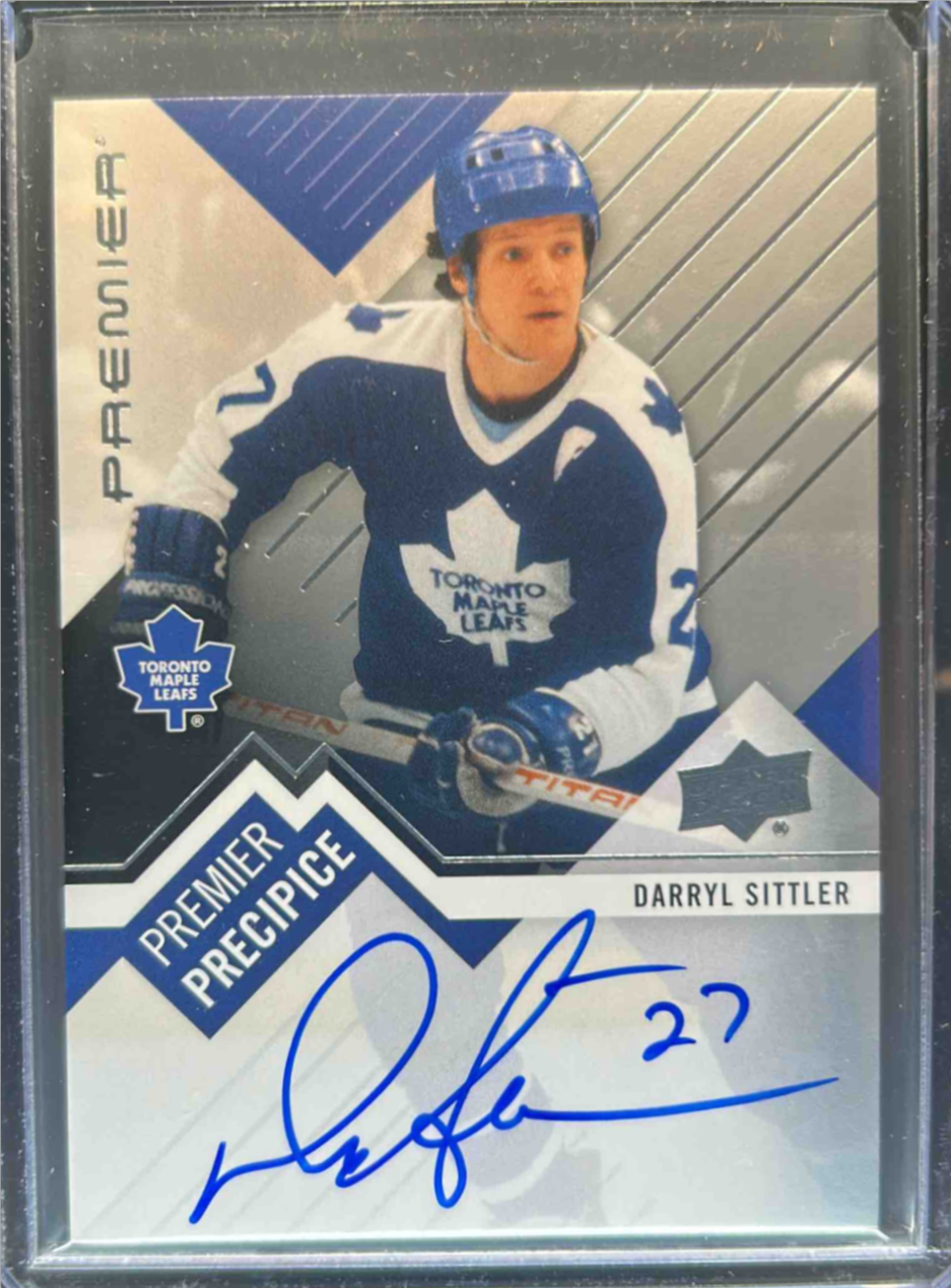 Darryl Sittler 2023 Upper Deck Premier #PPL-SI Premier Precipice Auto ...