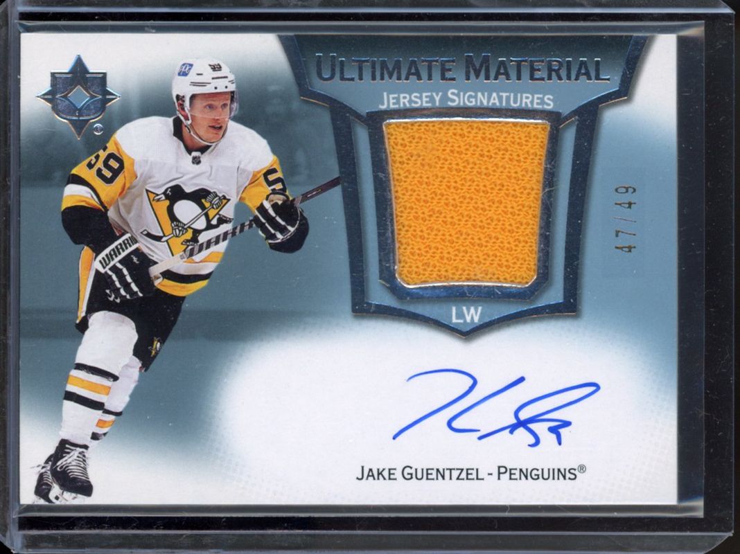 Jake Guentzel 2023 Upper Deck Ultimate Collection #UMS-JG 2022 Update ...