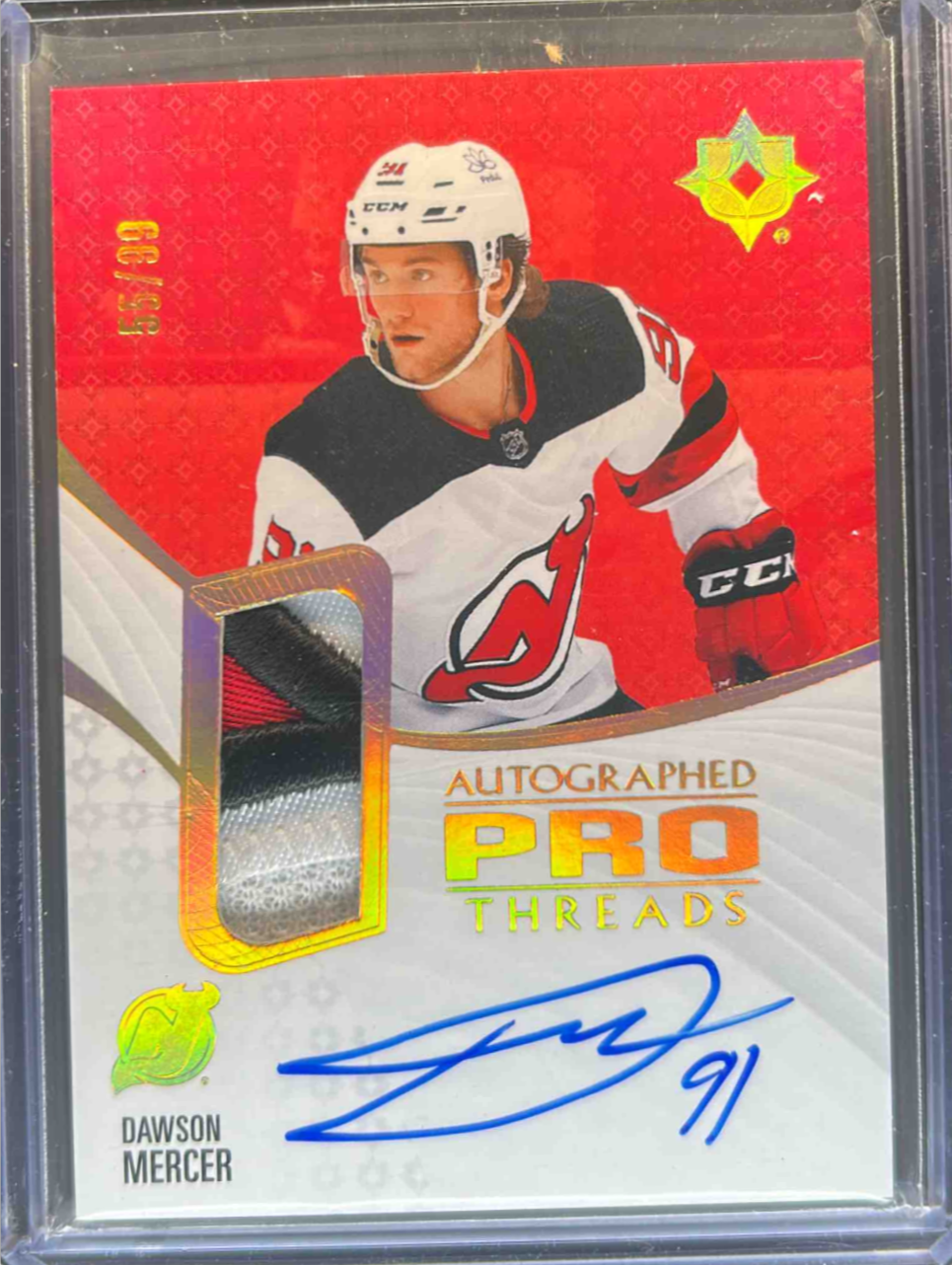 Dawson Mercer 2023 Ultimate Collection #PT-DM Pro Threads /10 Price ...