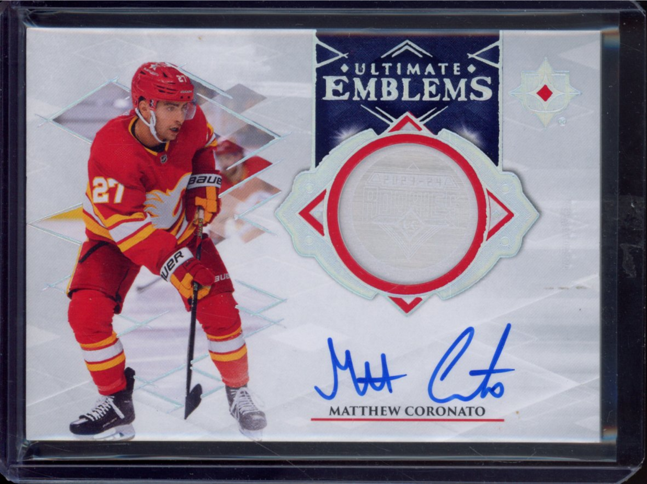 Matthew Coronato 2023 Ultimate Collection #UE-MC Ultimate Emblems ...