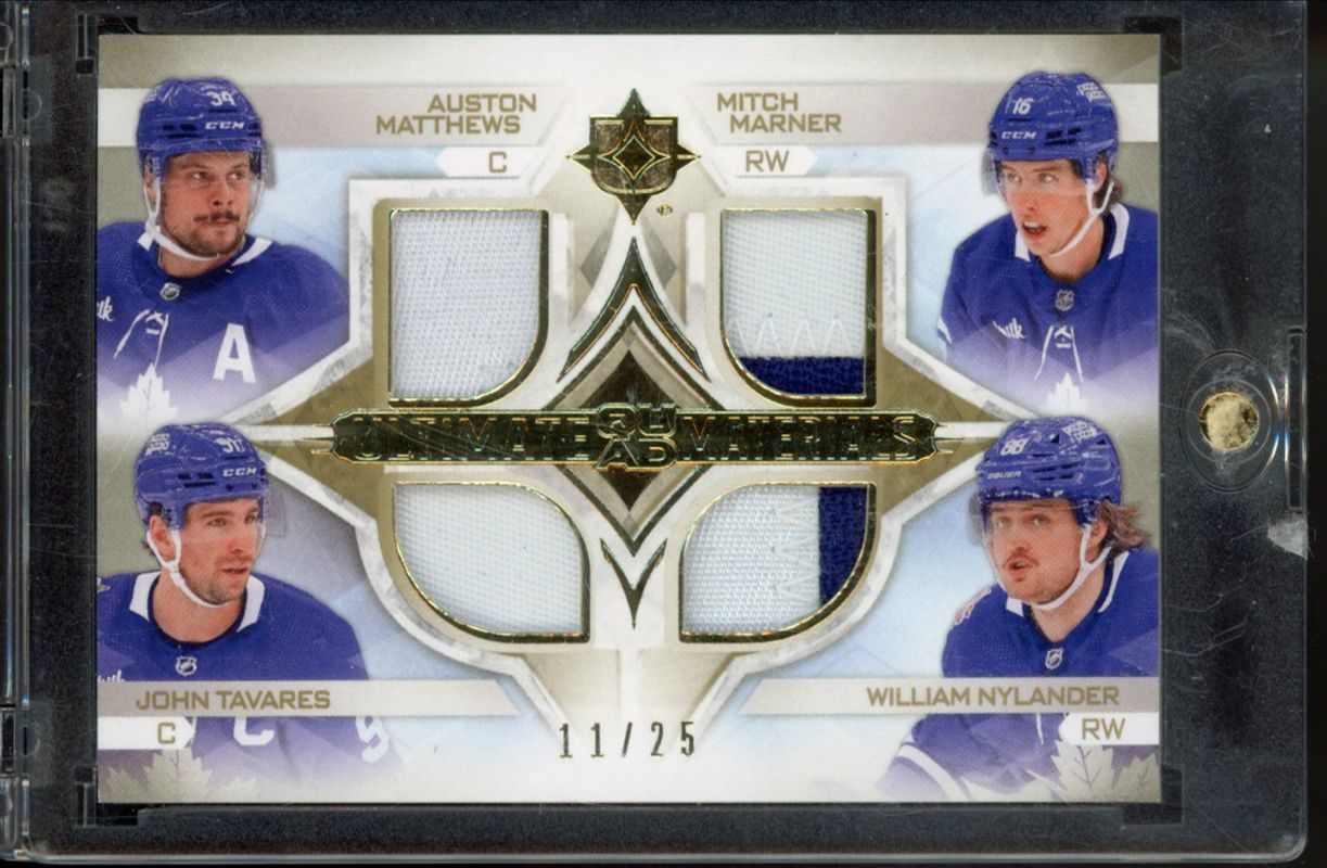 Auston Matthews / John Tavares / Mitch Marner / William Nylander 2023 ...