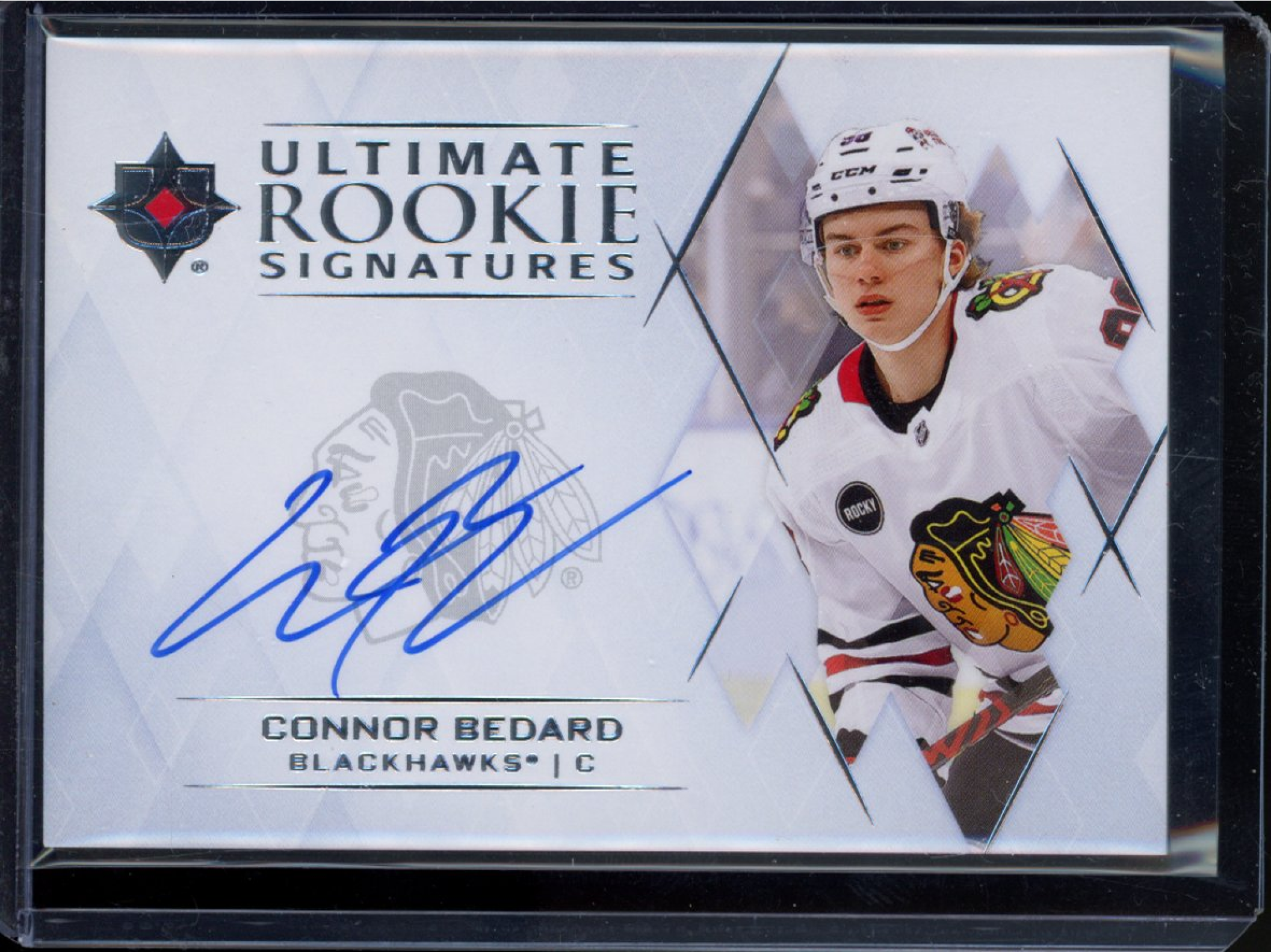 Connor Bedard 2023 Upper Deck Ultimate Collection #URS-CB Ultimate Rookie Signatures Price Guide ...