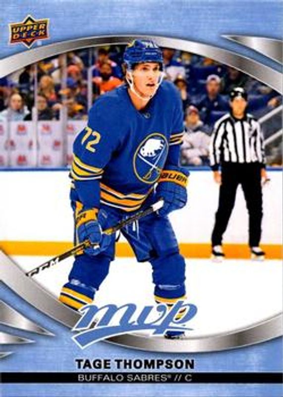 Tage Thompson 2023 Upper Deck MVP #13 Base Price Guide - Sports Card ...