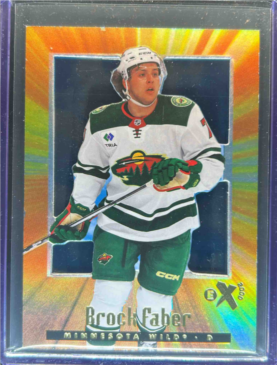 Brock Faber 2023 Upper Deck Skybox E-X 2000 #148 Base Price Guide ...