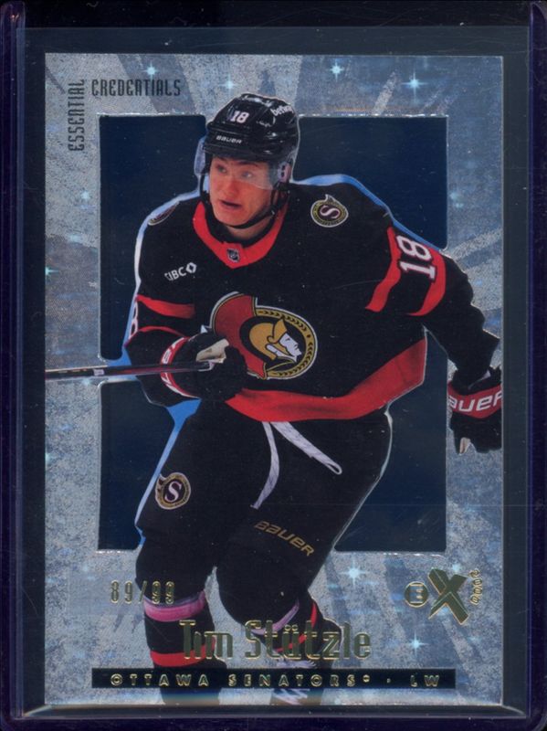 Tim Stutzle 2023 Upper Deck Skybox E-X 2000 #61 Essential Credentials ...